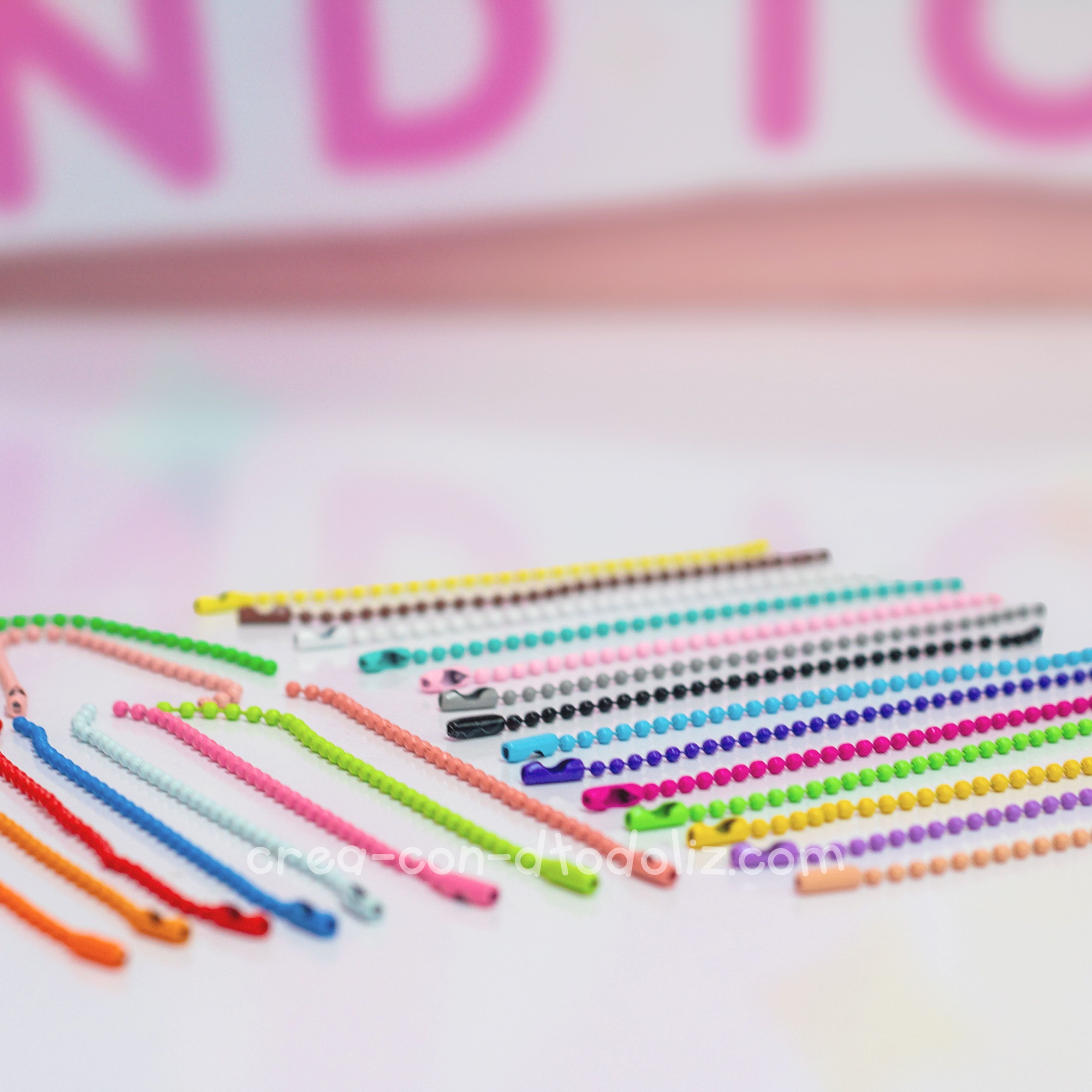 Cadena de colores – Crea con D'todoliz